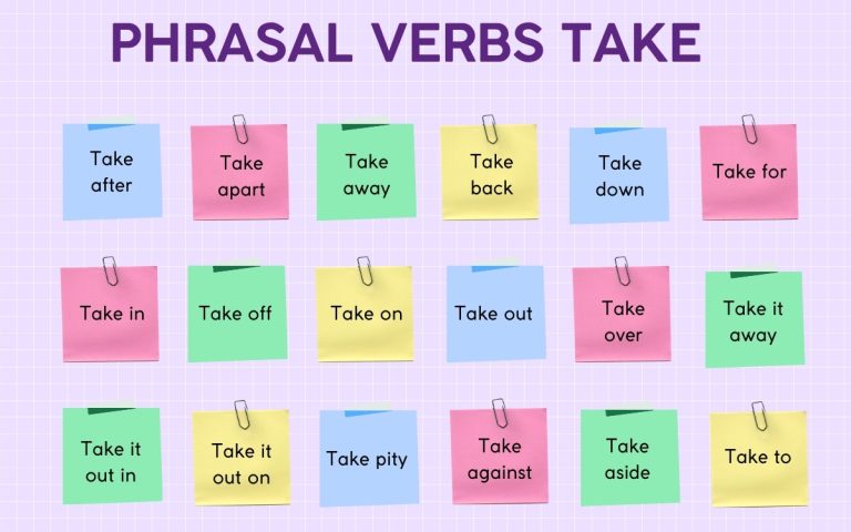 Phrasal Verbs with Take – Cụm động từ với Take trong tiếng Anh - IGE IELTS
